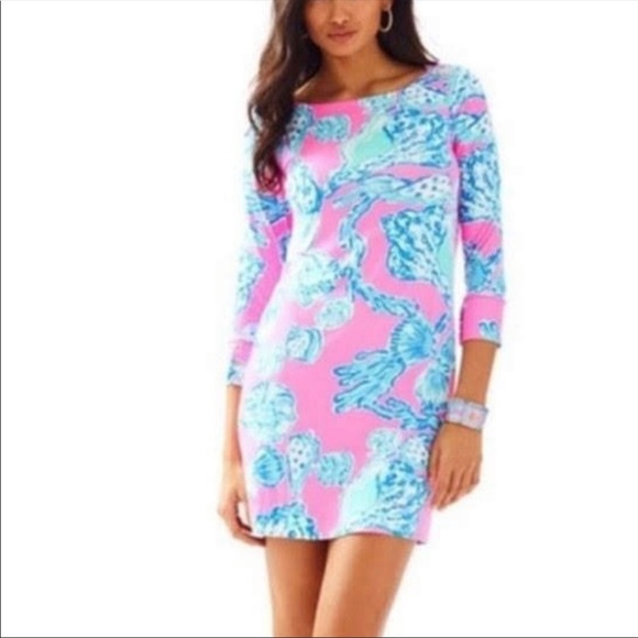 Lilly Pulitzer | Dresses | Lilly Pulitzer Sophie Pink Pout Dress Xxs ...